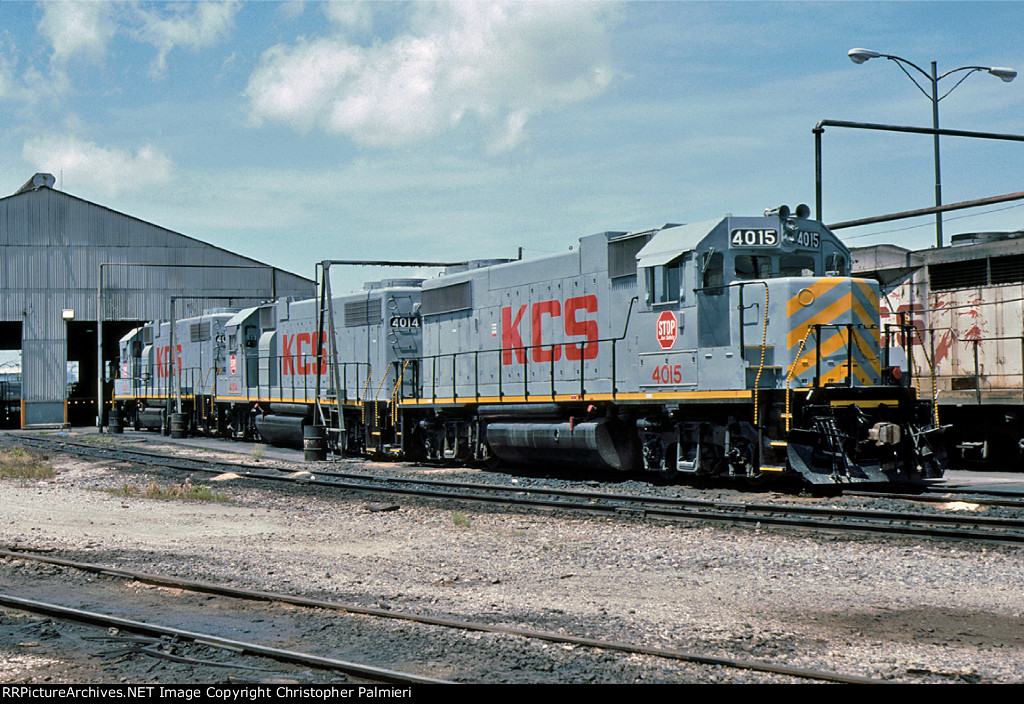 KCS 4015, 4014, and 4017 at West Yard